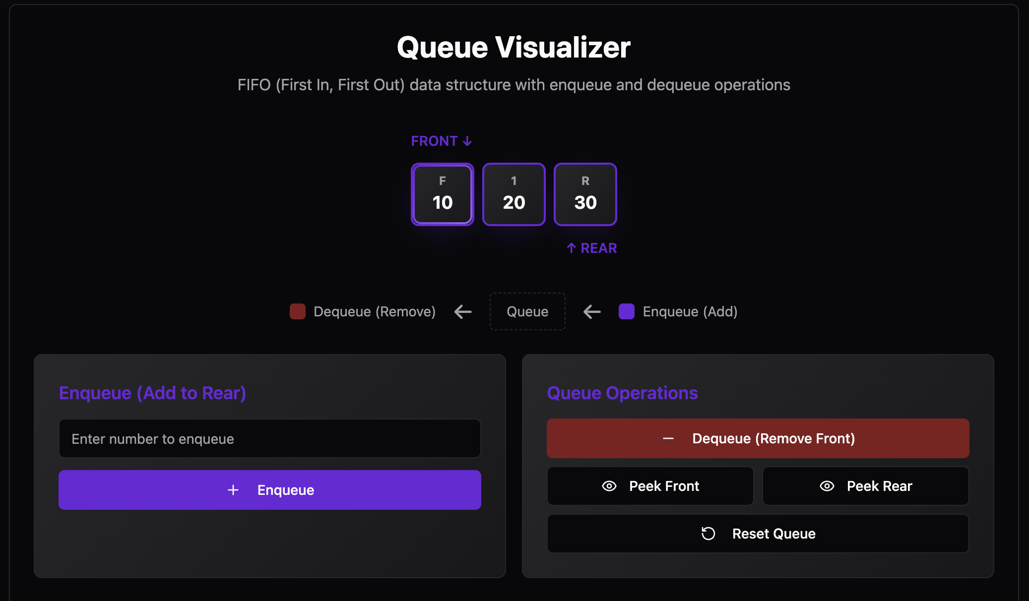 Structviz Explorer Interactive Data Structure Visualizer Learn Arrays Stacks Queues 4662